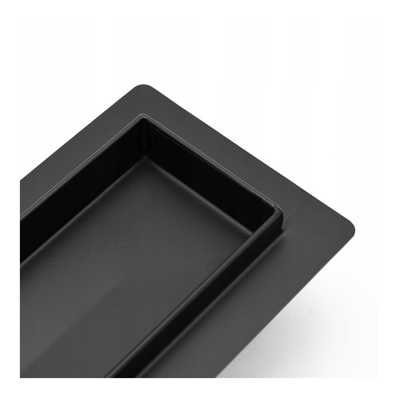 Odpływ prysznicowy liniowy Greek Czarny 80 cm - Sklep internetowy ...