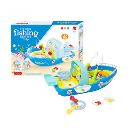Zestaw kuchenny na wodzie - łódka rybacka - Sklep internetowy insperio.pl