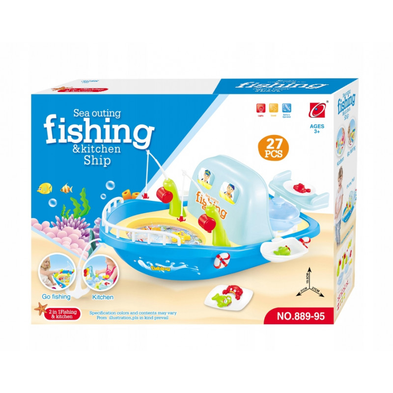 Zestaw kuchenny na wodzie - łódka rybacka - Sklep internetowy insperio.pl