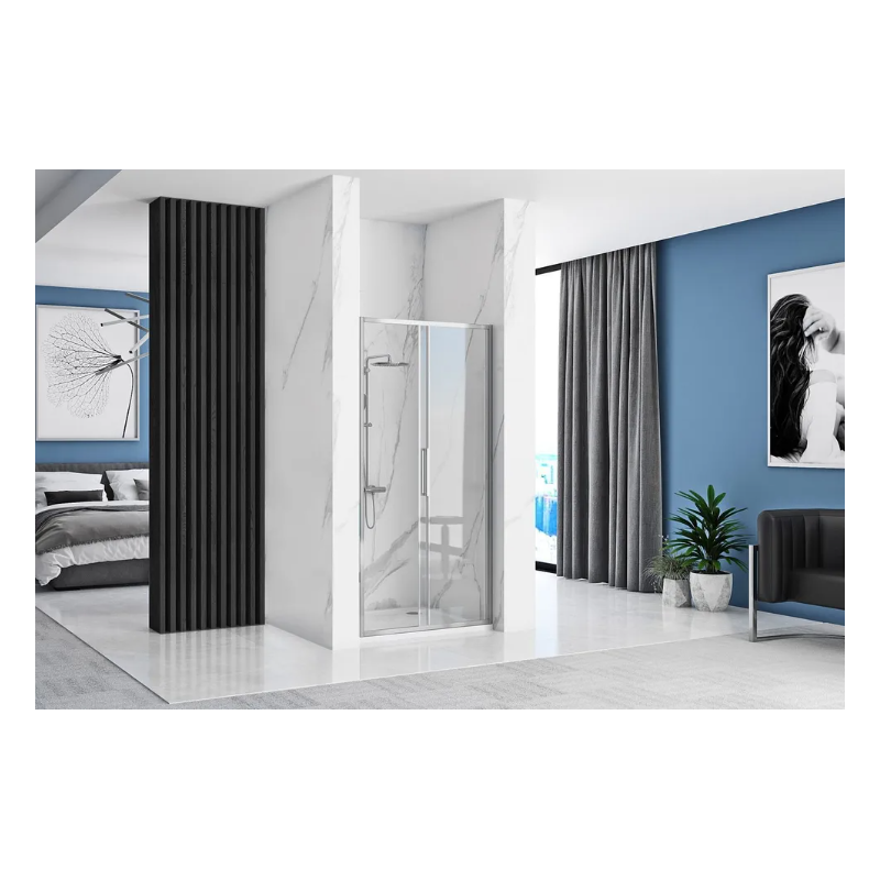 Drzwi Prysznicowe 110 Cm Rea Rapid Slide Przesuwne Chromowane Sklep